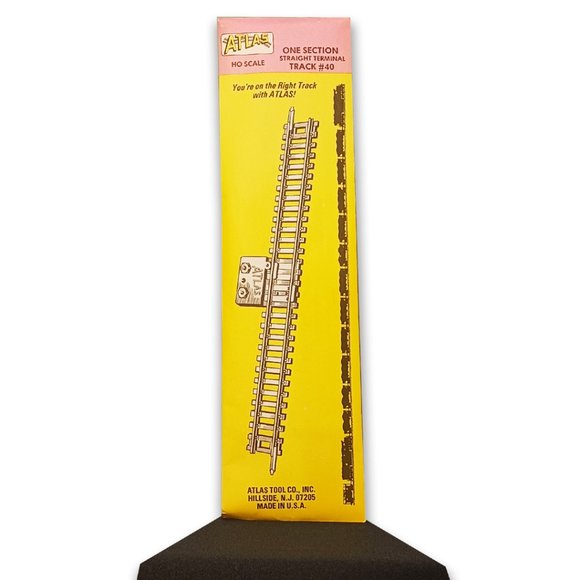Atlas | Toys | Model Railroad Train Tracks Atlas One Section Straight ...